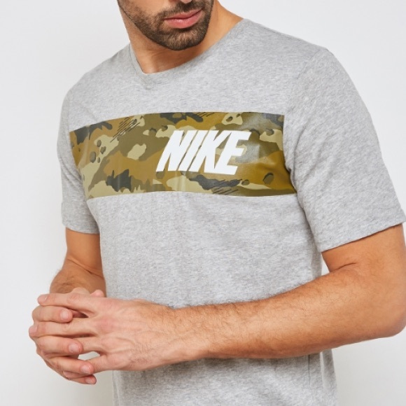 Nike | Shirts | Nike Camo Block Tee | Poshmark